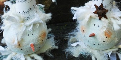 Vintage Snowman - Design Dazzle