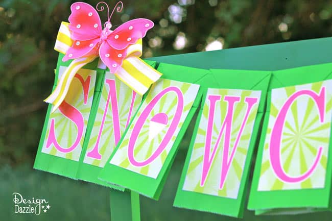 DIY Snow Cone Stand - Giggles Galore