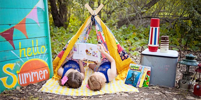 Hello Summer Outdoor Reading Tent - Design Dazzle