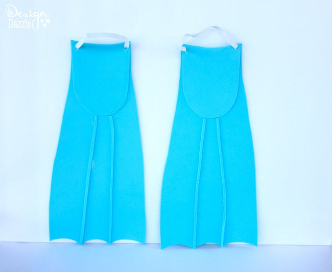 How to Make a DIY Scuba Diver Halloween Costume | Template (Flippers ...