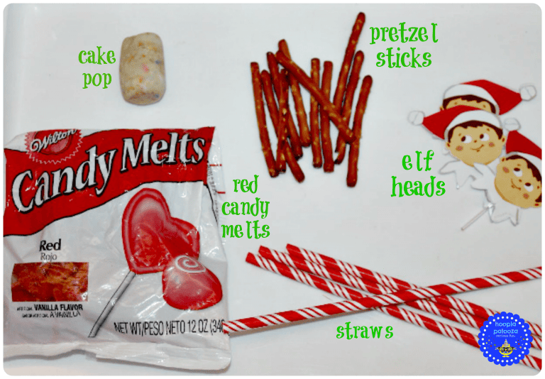elf on the shelf cake pops - Design Dazzle