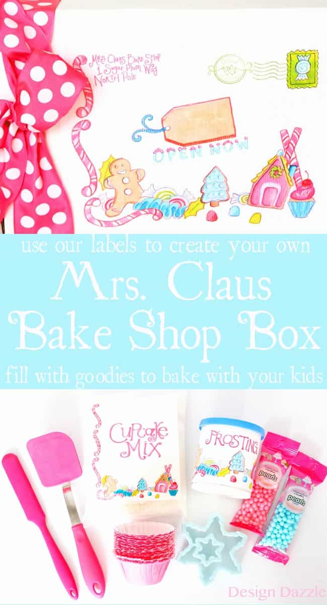 Mrs. Claus Bake Shop Labels - Design Dazzle