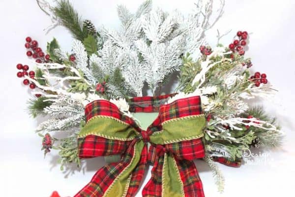 How to Make a Floral Deer / Reindeer Head Christmas Tree Topper ...