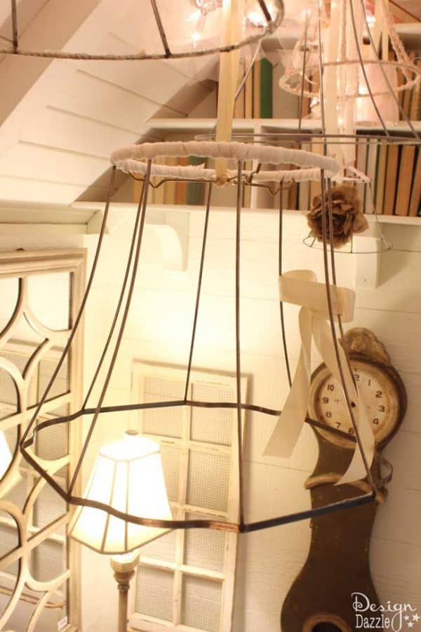 DIY Wire Lampshade Decor - Design Dazzle