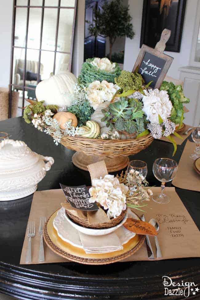 The Grateful Table: My Thanksgiving Tablescape - Design Dazzle