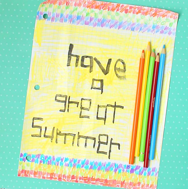 Easy Grid / Graph Paper Art Design Ideas for Kids