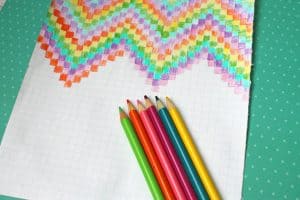 Easy Grid / Graph Paper Art Design Ideas for Kids