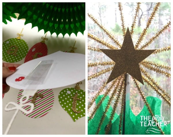 How to DIY a Christmas Tree Party Backdrop - Design Dazzle