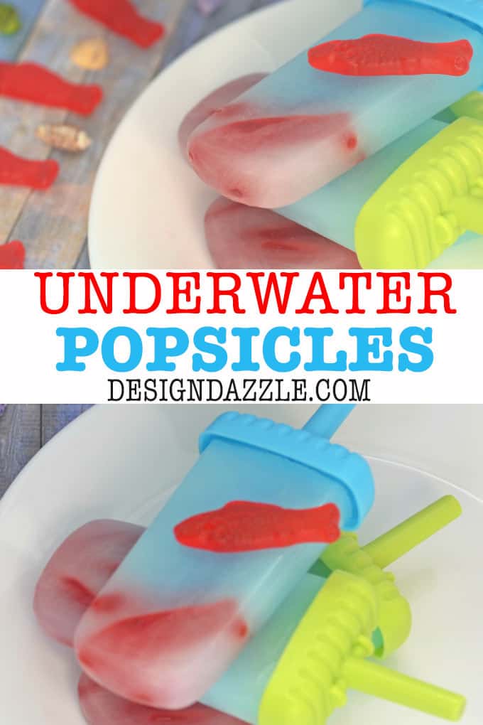 Super Fun Underwater Popsicles - Design Dazzle
