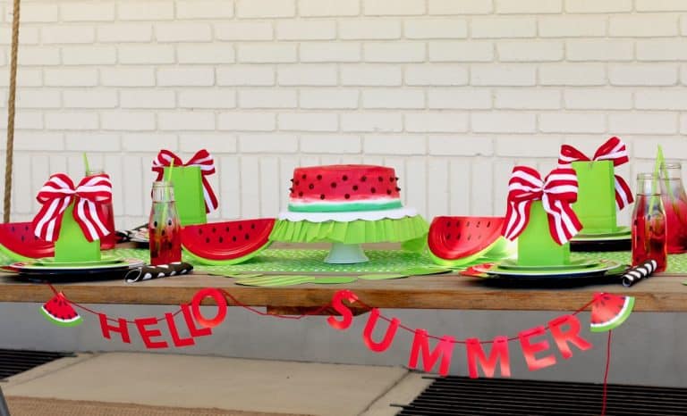 Easy Summer Watermelon Birthday Party - Design Dazzle