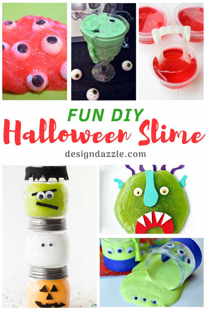 Fun DIY Halloween Slime - Design Dazzle