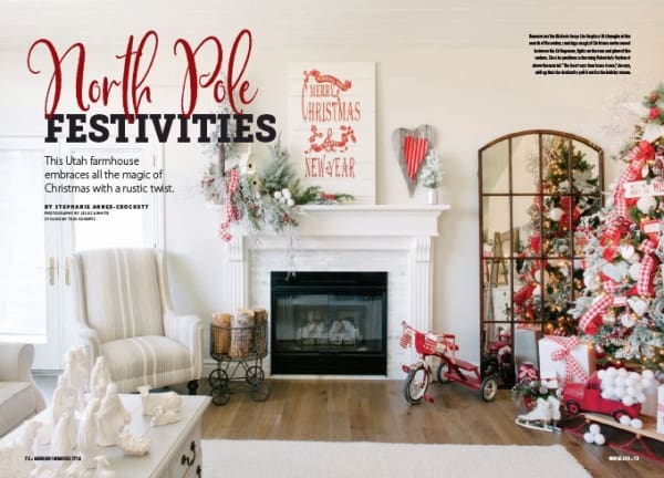 My Christmas Decor Published in a Magazine! - Design Dazzle
