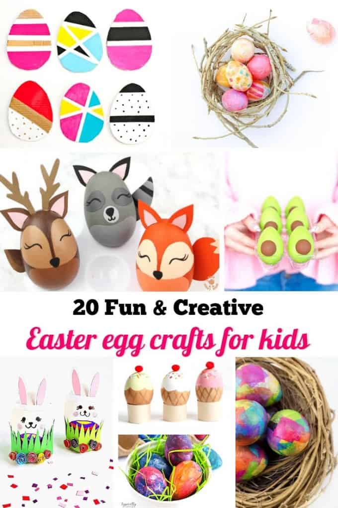 20 Fun & Creative Easter Egg Crafts for Kids - Design Dazzle
