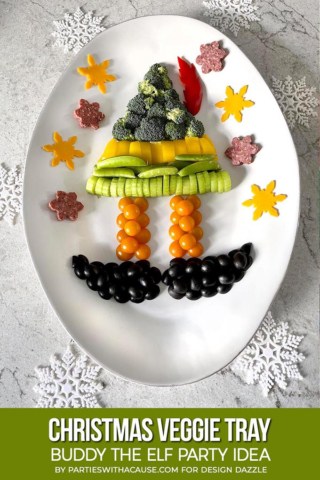 Christmas Themed Veggie Tray - Buddy the Elf - Design Dazzle