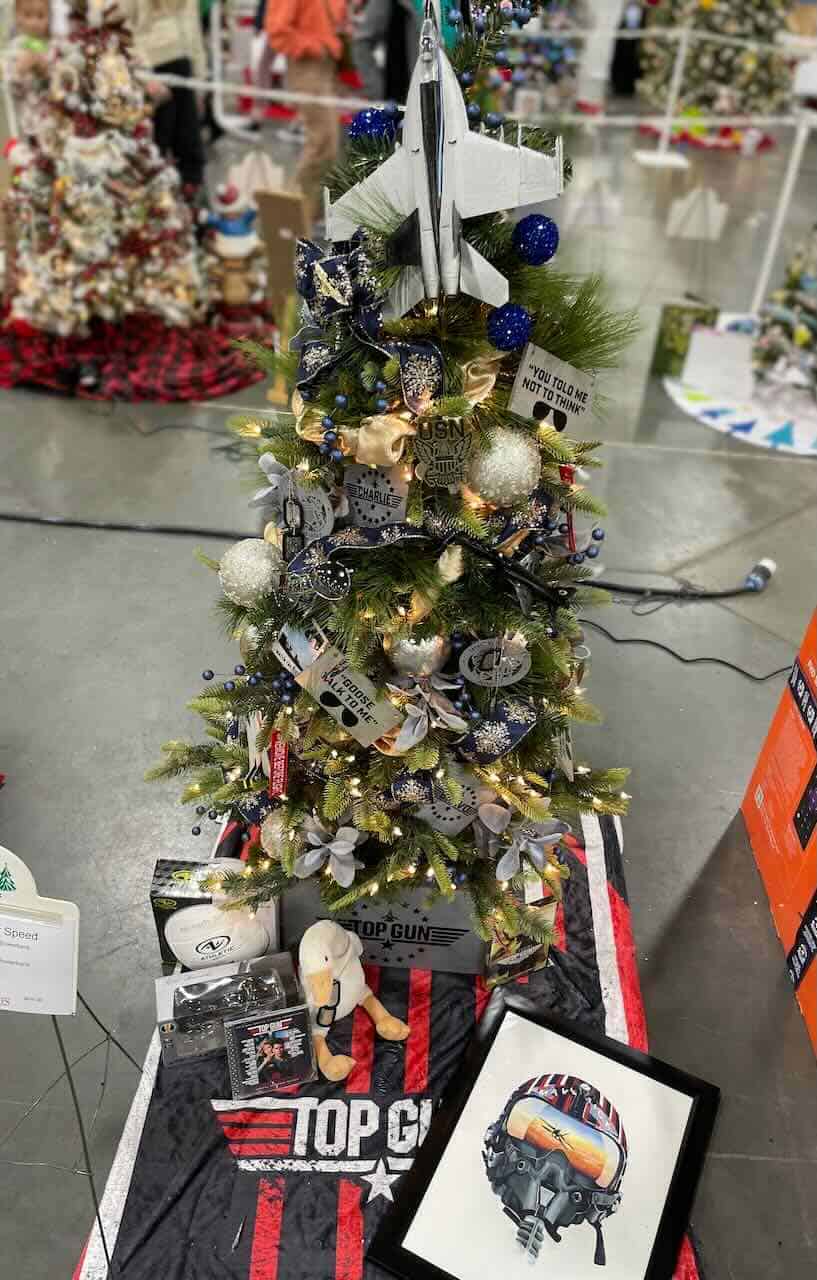 Top Gun Movie Themed Christmas Tree - Design Dazzle