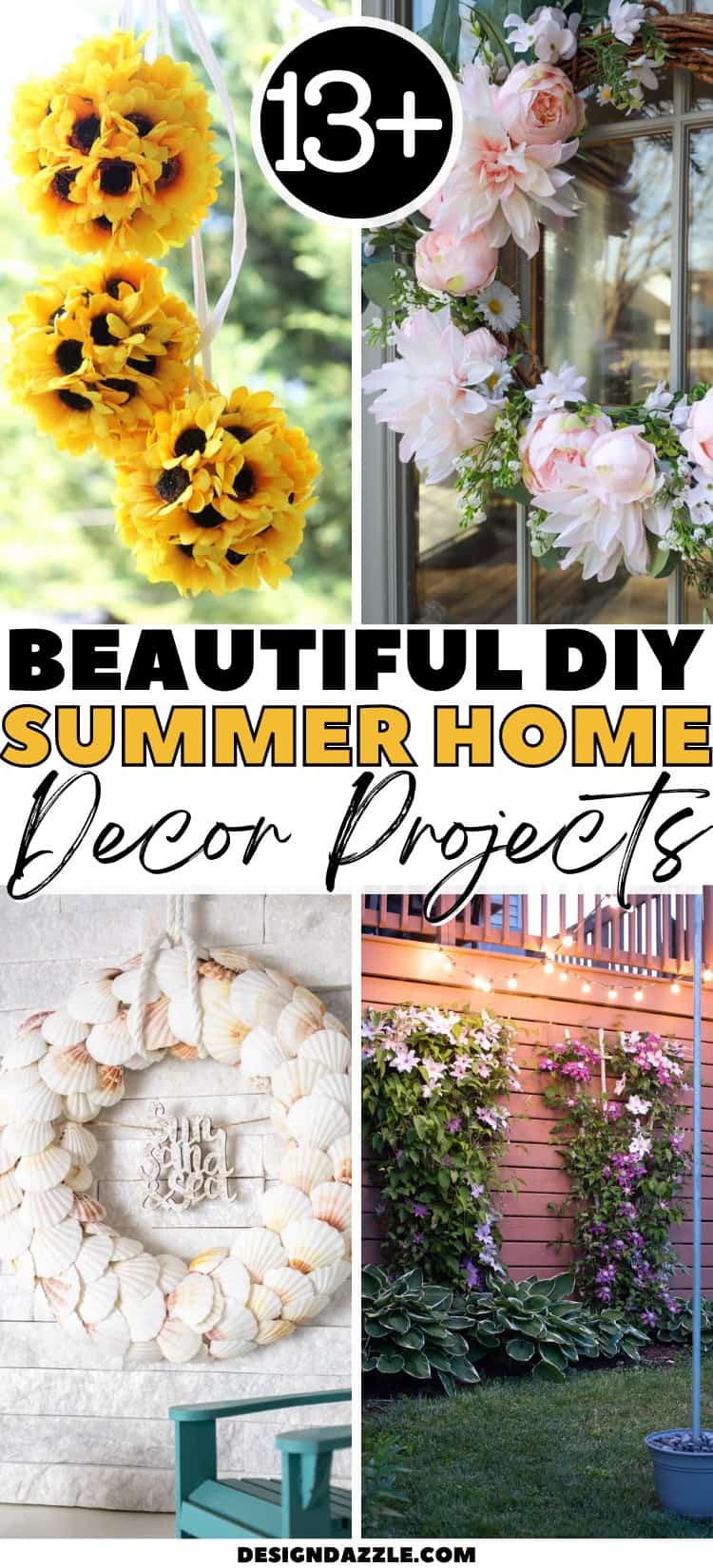 13 Beautiful DIY Summer Home Decor Projects - Design Dazzle