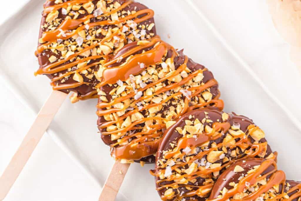 Chocolate Dipped Apples + Caramel - Design Dazzle